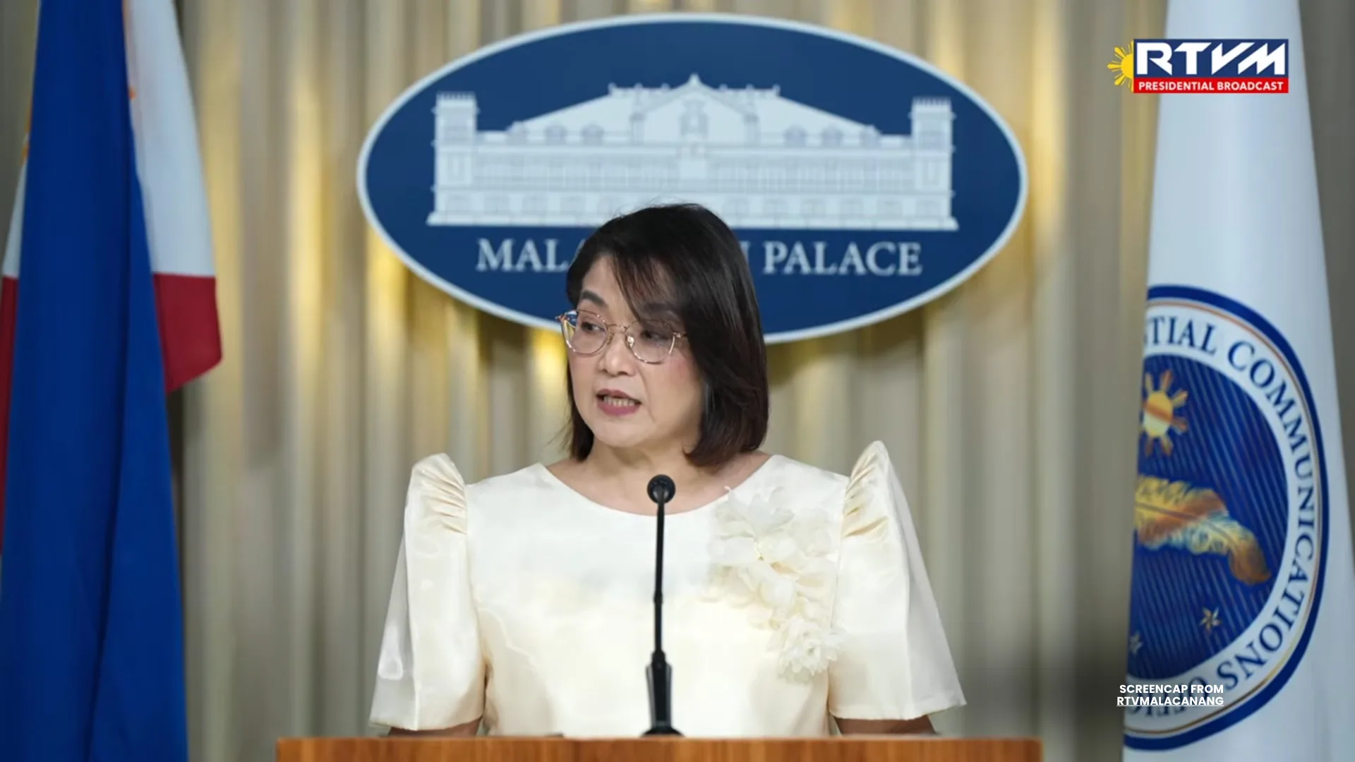Malacañang Recognizes Gatchalian Senate Leadership | Screencap Media PH